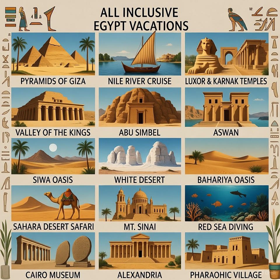 Trips to egypt all inclusive from usa| Book Your Luxury Egypt Tour