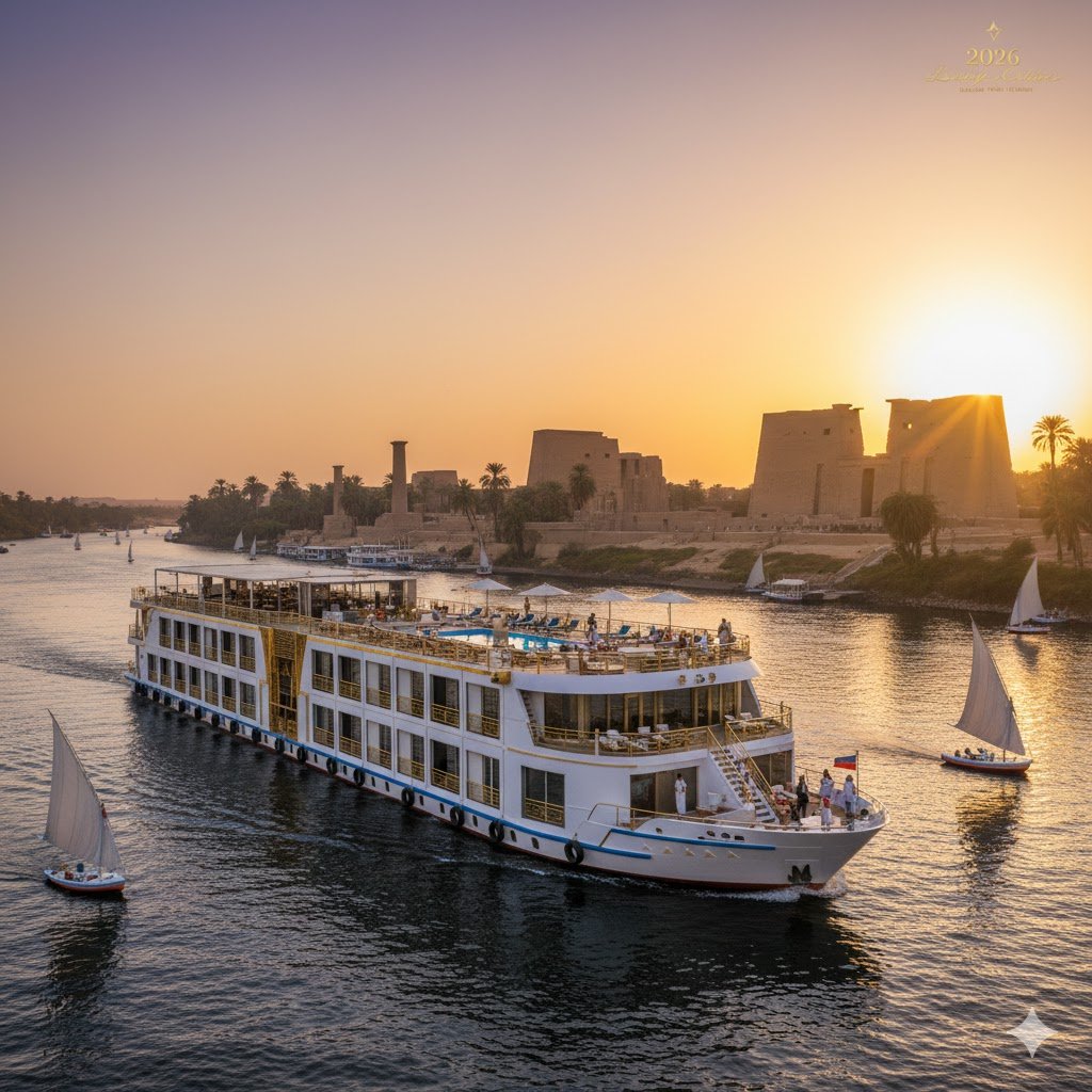 Luxury Nile Cruises 2026|Cruise,Cairo,Giza,Luxor,Aswan