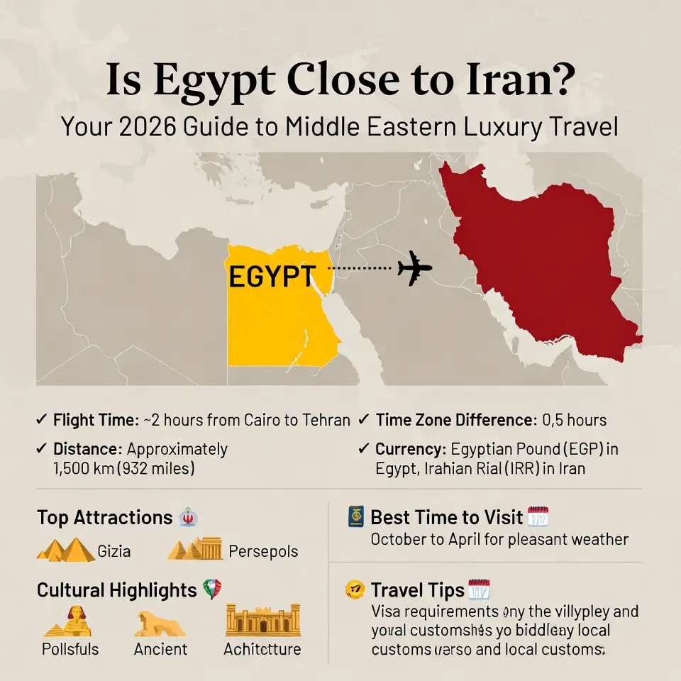 Is Egypt Close to Iran? 2026 Travel Distance & Luxury Itineraries